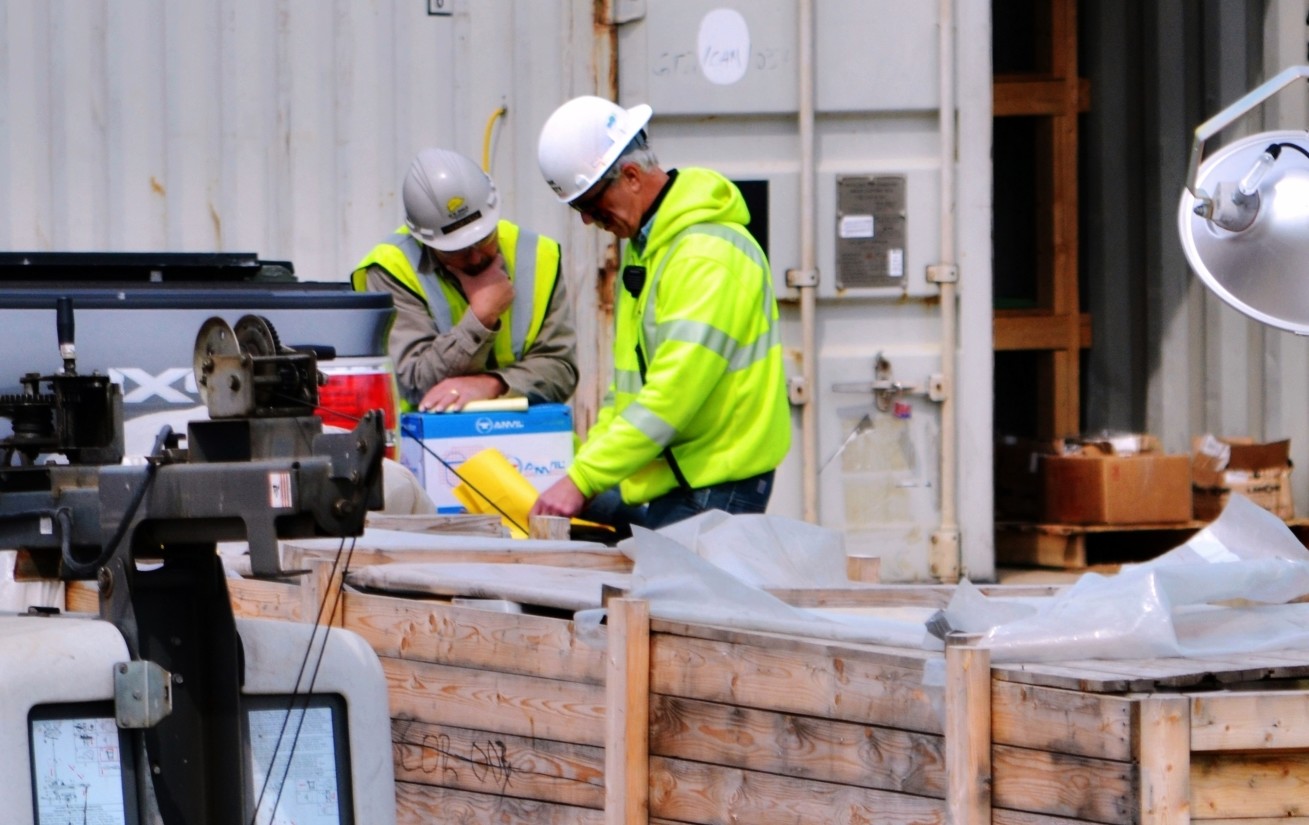 Les équipements pour pouvoir travailler sur un chantier.